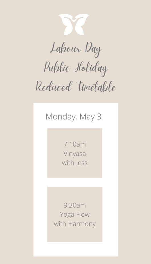LABOUR DAY PUBLIC HOLIDAY - REDUCED TIMETABLE